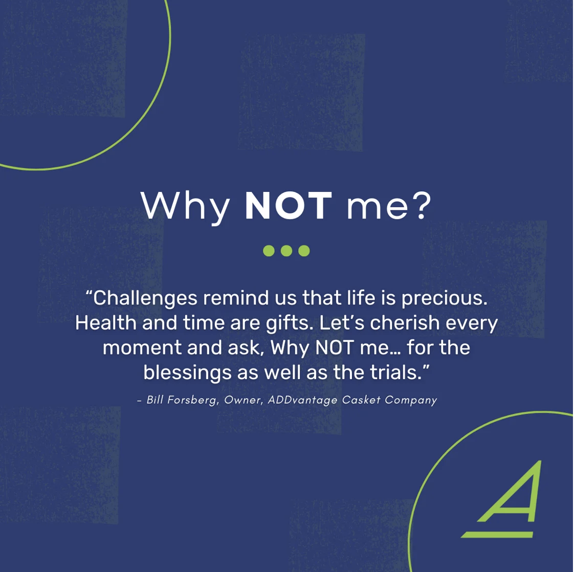 Owner Bill Forsberg asks, "Why not me?" - The ADDvantage Casket Company ...